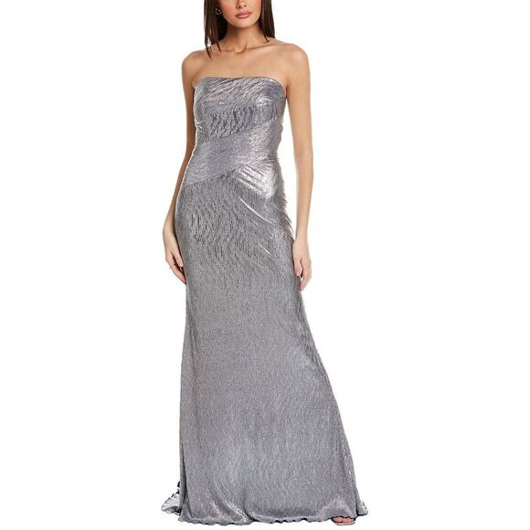 Rene Ruiz | Dresses | Rene Ruiz Metallic Strapless Gown | Poshmark